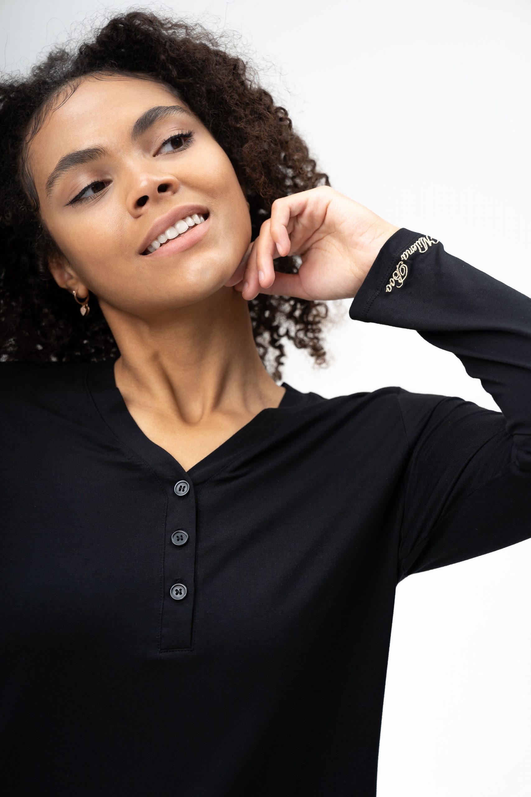 Iconic 2-pieces long sleeve bamboo pajama set - milena boo